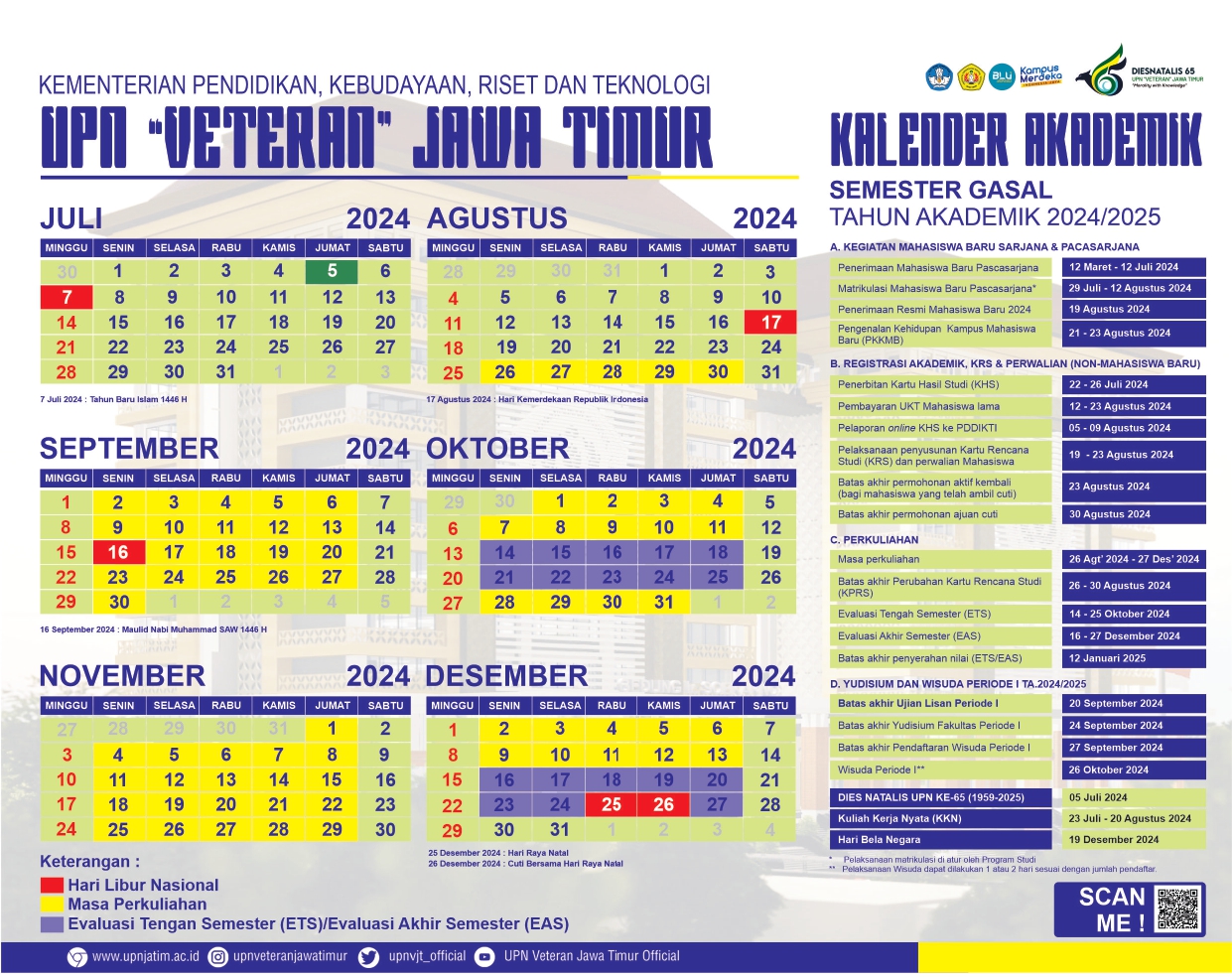 Kalender Akademik 2024/2025 – BISPRO